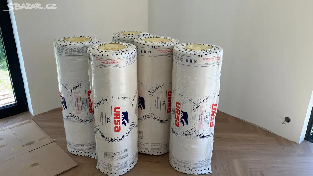 URSA Izolace SF 32 PLUS skelná vata tl. 160mm - Černouček - Bazar - Sbazar.cz