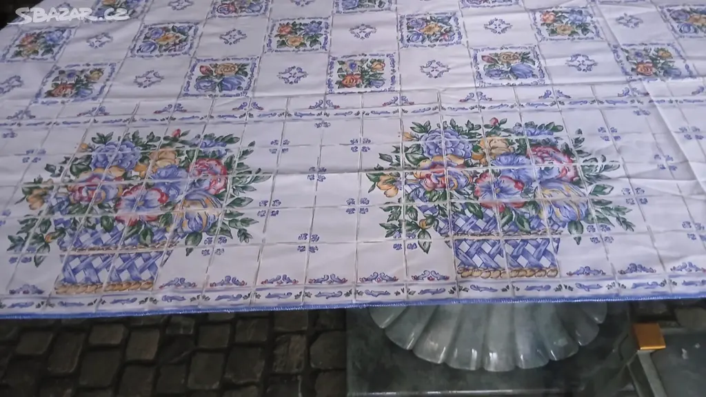 Ubrus, vintage, nádherný, nový 256cm x 150cm - Hostinné - Bazar - Sbazar.cz