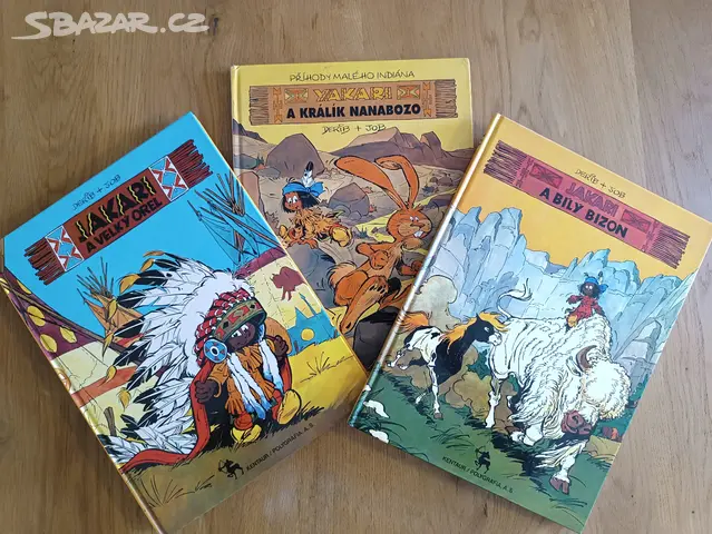 Yakari 3ks komiks pro děti , komiksy , Jakari - Praha 10 - Bazar - Sbazar.cz