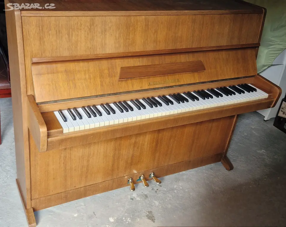 Piano August Förster 114 - Petrof -3pedál se židlí - Praha, Letňany ...
