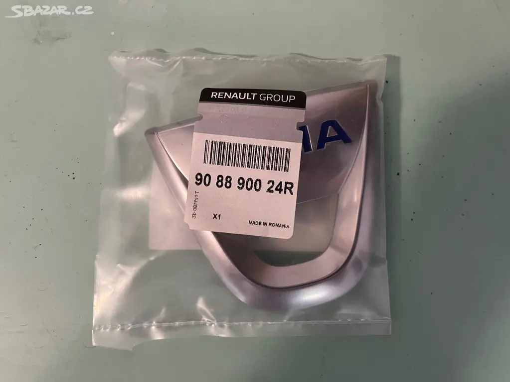Chromovaný Znak Logo Dacia, OEM: 908890024R - Kostelec na Hané - Bazar ...