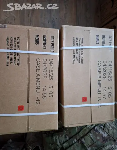 US army MRE - Plzeň - Bazar - Sbazar.cz