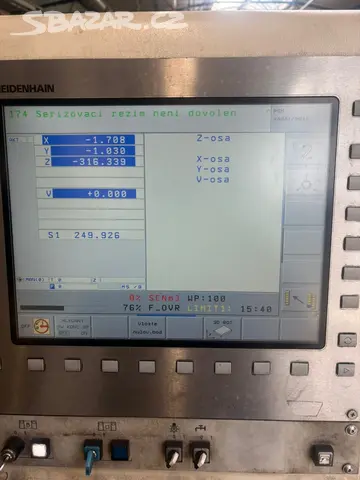 Obráběcí centrum TAJMAC MCV 1210 - AKČNÍ CENA !!!! - Chomutov - Bazar - Sbazar.cz