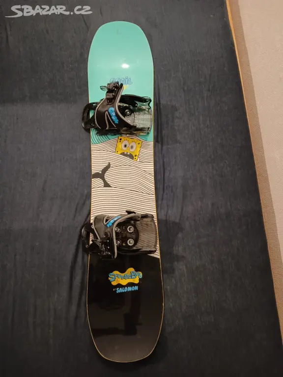 Snowboard Salomon 110 cm, s vázáním Burton Grom - Praha - Bazar - Sbazar.cz