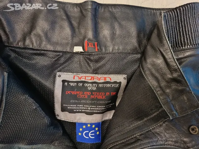 Kožené kalhoty na moto NAZRAN. - Mimoň - Bazar - Sbazar.cz
