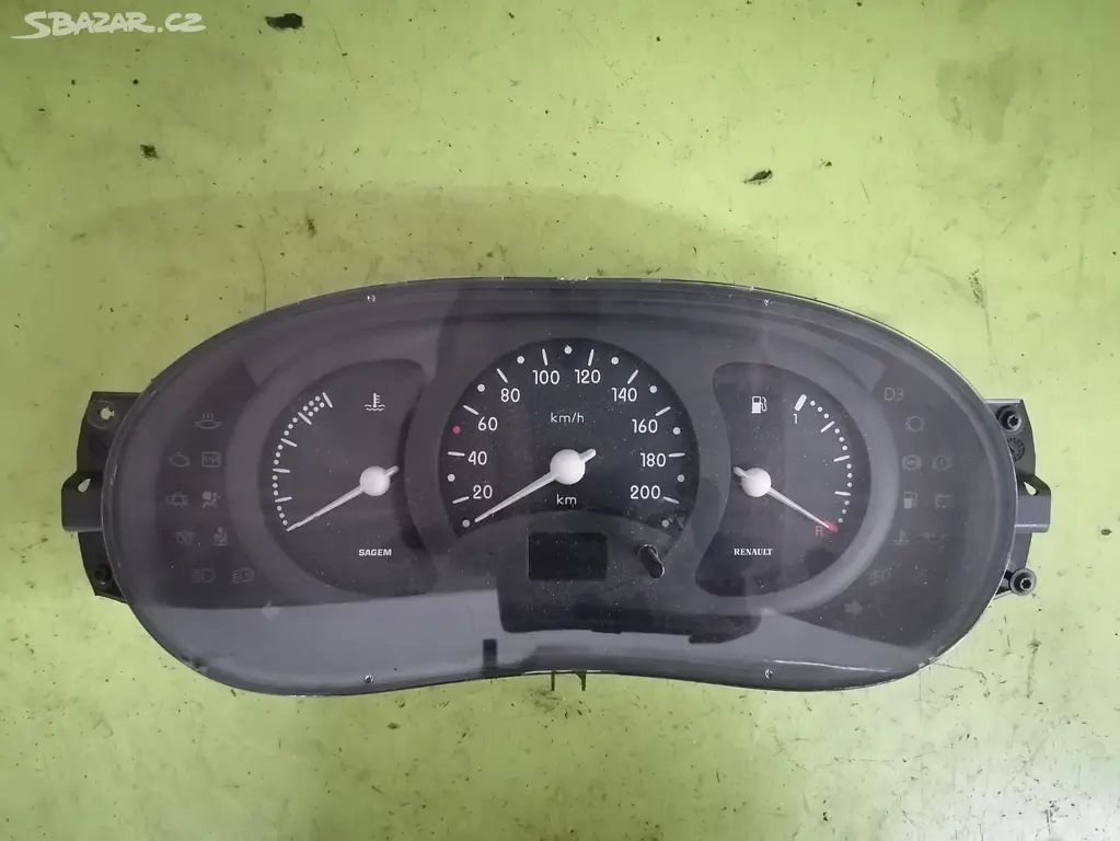 Tachometr budíky Renault Clio II 1.2 - Polička - Bazar - Sbazar.cz