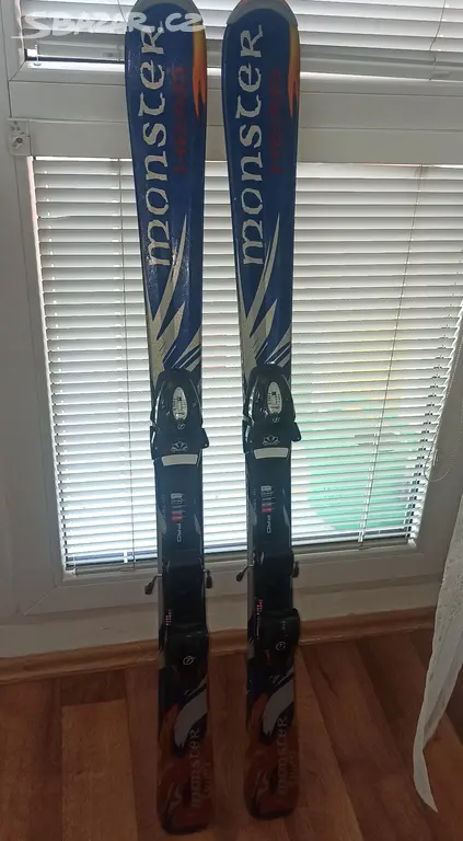 Lyže 117 monster modré - Odolena Voda - Bazar - Sbazar.cz