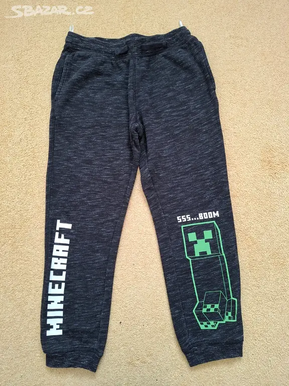 Tepláky Minecraft, zn. C&A, vel. 140 - Poděbrady, Poděbrady III - Bazar ...