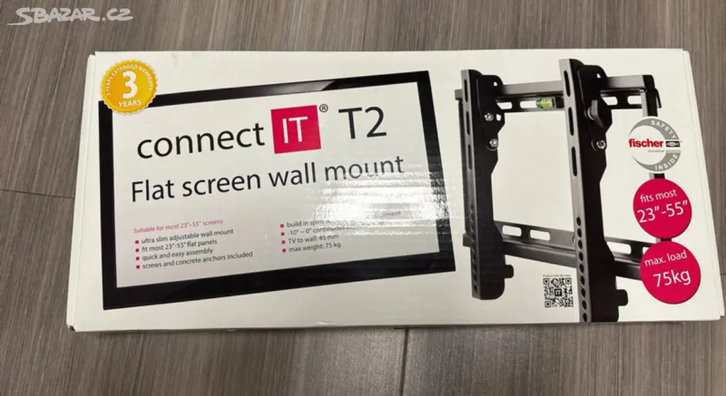 Držák na televizi Connect IT T2 naklápěcí NOVÝ - Jesenice - Bazar ...
