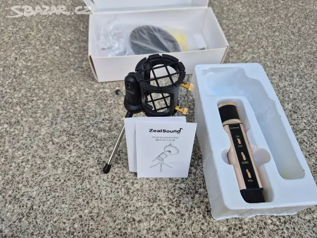 PC/Phone Microphone, mikrofon ZealSound K08-u - Praha - Bazar - Sbazar.cz