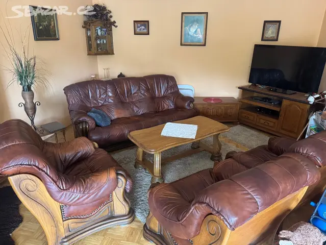 Kožená sedacka - Brno - Bazar - Sbazar.cz