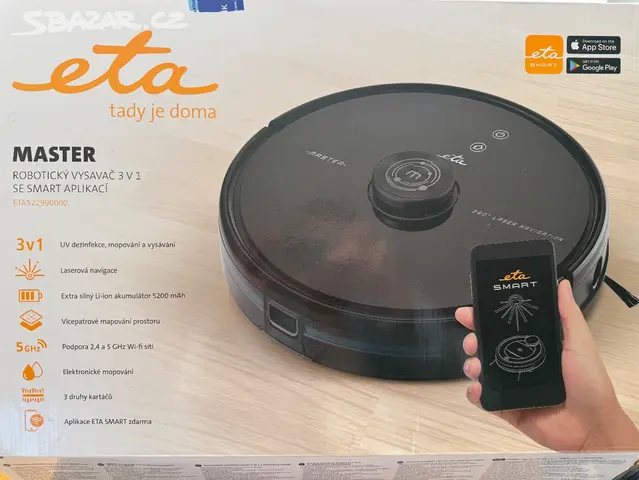 Robotický vysavač ETA MASTER - Liberec - Bazar - Sbazar.cz