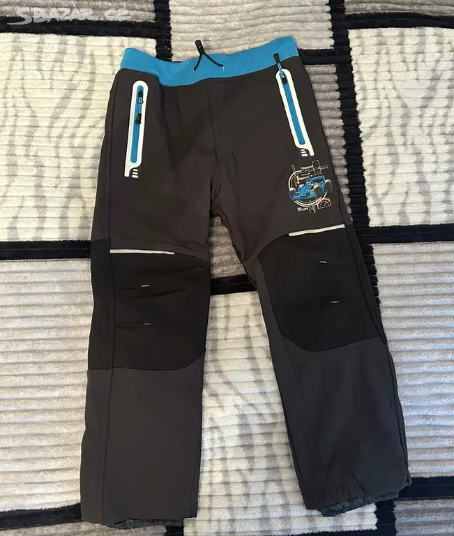 NOVÉ Chlapecké zateplené softshell kalhoty, 110 - Chrastava - Bazar - Sbazar.cz