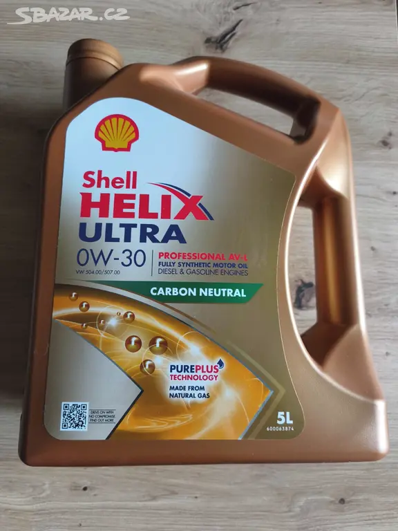 Motorový olej Shell Helix ultra 0w-30, 5l - Bakov nad Jizerou - Bazar ...