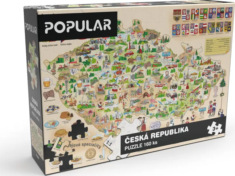 Puzzle - mapa CR - Plzeň, Jižní Předměstí - Bazar - Sbazar.cz