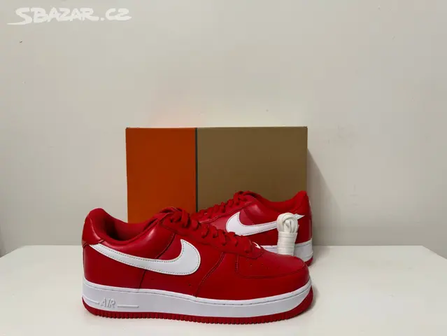 Nike Air Force 1 Retro University Red vel.44/28cm - Praha 4 - Bazar ...