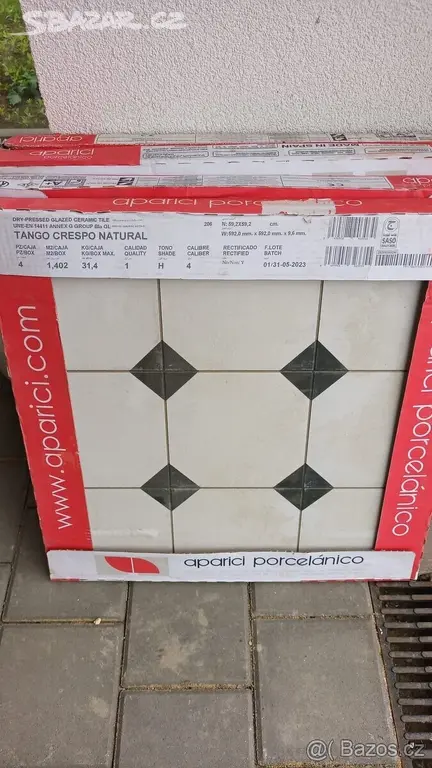 Mrazuvzdorná dlažba TANGO Crespo 59,2 × 59,2 cm - Krnov - Bazar - Sbazar.cz