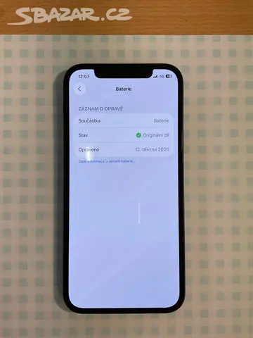 iPhone 12 128GB modrá, nová originální baterie - Praha, Dejvice - Bazar ...