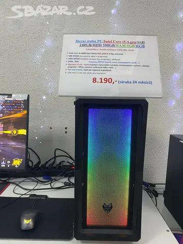 Herní stolní PC/Intel Core i5-4.gen - Ostrava - Bazar - Sbazar.cz