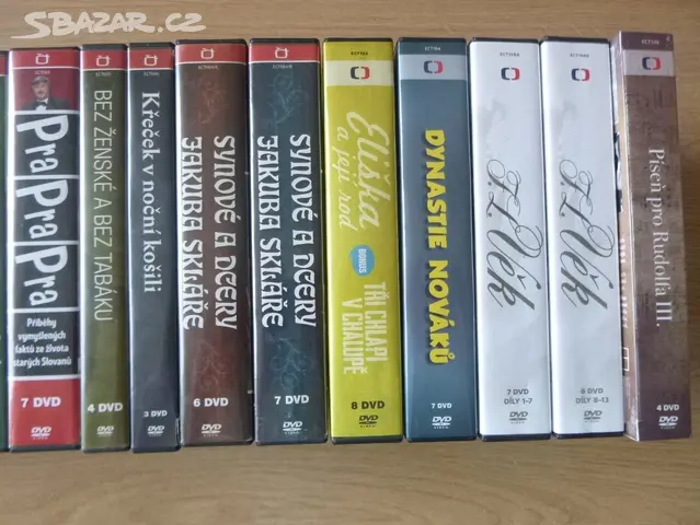 SERIALY CESKE TELEVIZE na DVD - Čelákovice - Bazar - Sbazar.cz