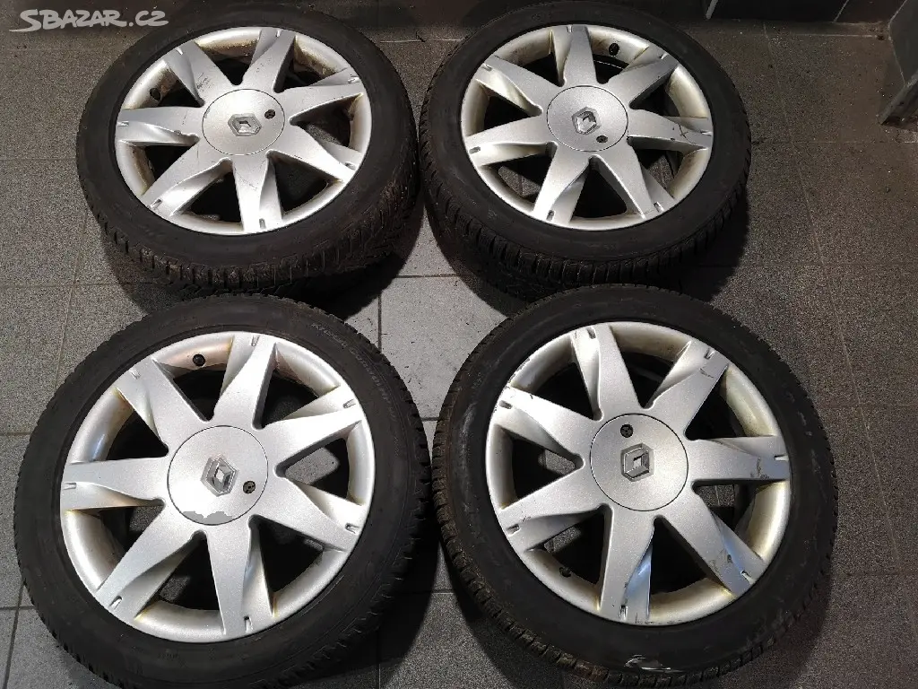 Renault Megane Scenic alu + zimní 205/50/17. - Plzeň - Bazar - Sbazar.cz