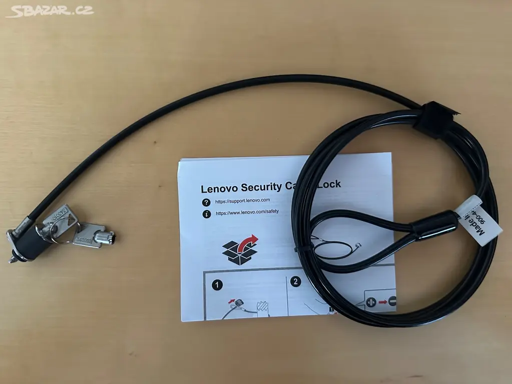 Zámek na notebook Security Cable Lock - nový - Planá - Bazar - Sbazar.cz