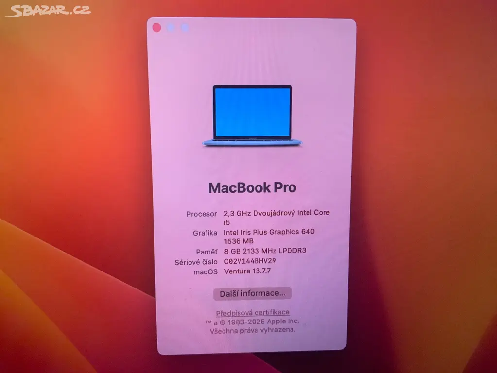 Prodam Mackbook PRO - Praha, Holešovice - Bazar - Sbazar.cz