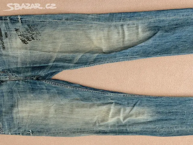 Džíny Andy Warhol MONROE modré 26/32 - Jarcová - Bazar - Sbazar.cz