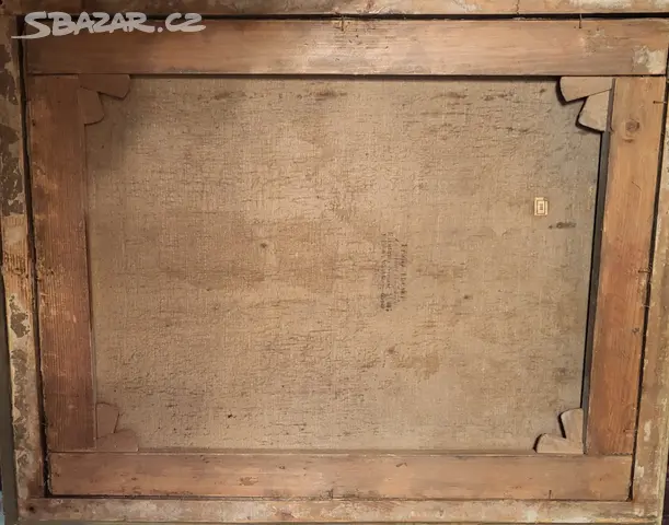 Obraz Kristus olej na platne 1850 cca - Plzeň - Bazar - Sbazar.cz