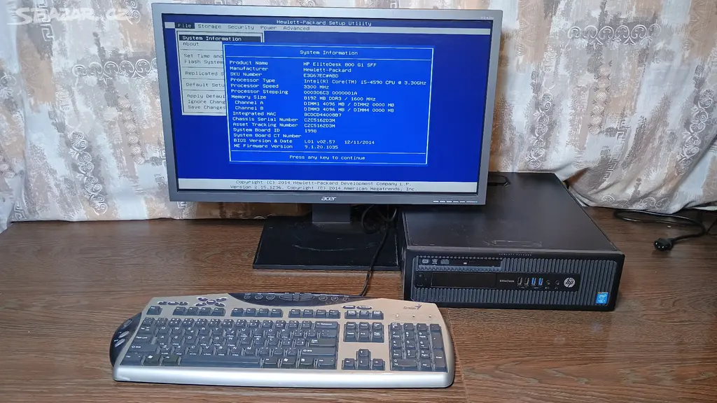 PC#216 repasovaný počítač HP Elite 800, i5, 8GB - Hlavnice - Bazar ...