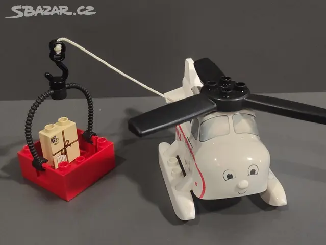 Lego Duplo 3300 mašinka Tomáš helikoptéra Harold - Karviná - Bazar ...