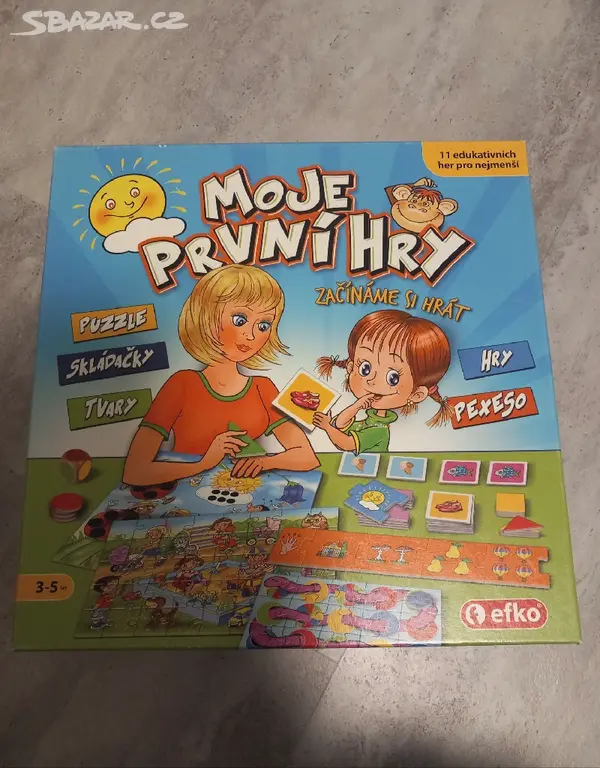 Moje první hry - sada společenských her pro děti - Ostrava - Bazar ...