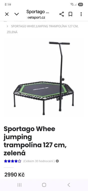 Trampolina mála 127 cm - Starý Vestec - Bazar - Sbazar.cz