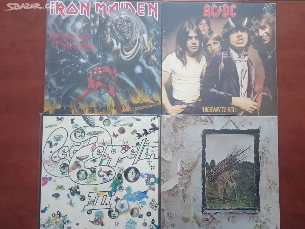 PRODÁM MIX LP - IRON MAIDEN , LED ZEPPELIN ... - Havířov, Město - Bazar ...