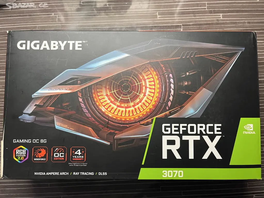 Gigabyte GeForce RTX 8GB 3070 (bez LHR) - Třebíč - Bazar - Sbazar.cz