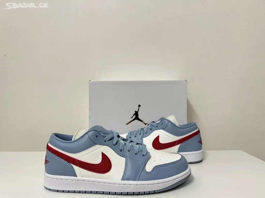 Nike Air Jordan 1 Low Blue Whisper vel.44,5/29cm - Praha 4 - Bazar ...