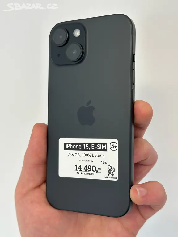 iPhone 15 - 256GB, 100% Baterie, 6M záruka (e-SIM) - Jaroměř - Bazar ...