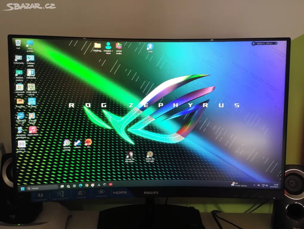 Herní prohnutý monitor Philips 241E1SCA 24 palců - Počátky - Bazar ...