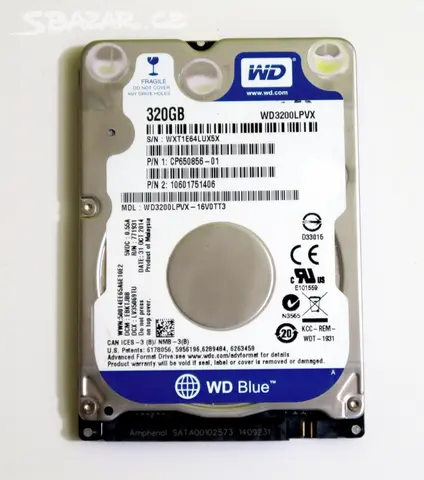 PEVNY DISK HDD 2,5" SE ZARUKOU - VYPRODEJ - Brno-město - Bazar - Sbazar.cz