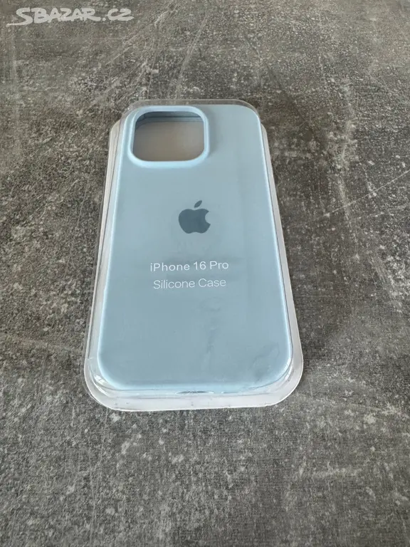Světle modrý obal na iPhone 16 Pro - Břeclav - Bazar - Sbazar.cz