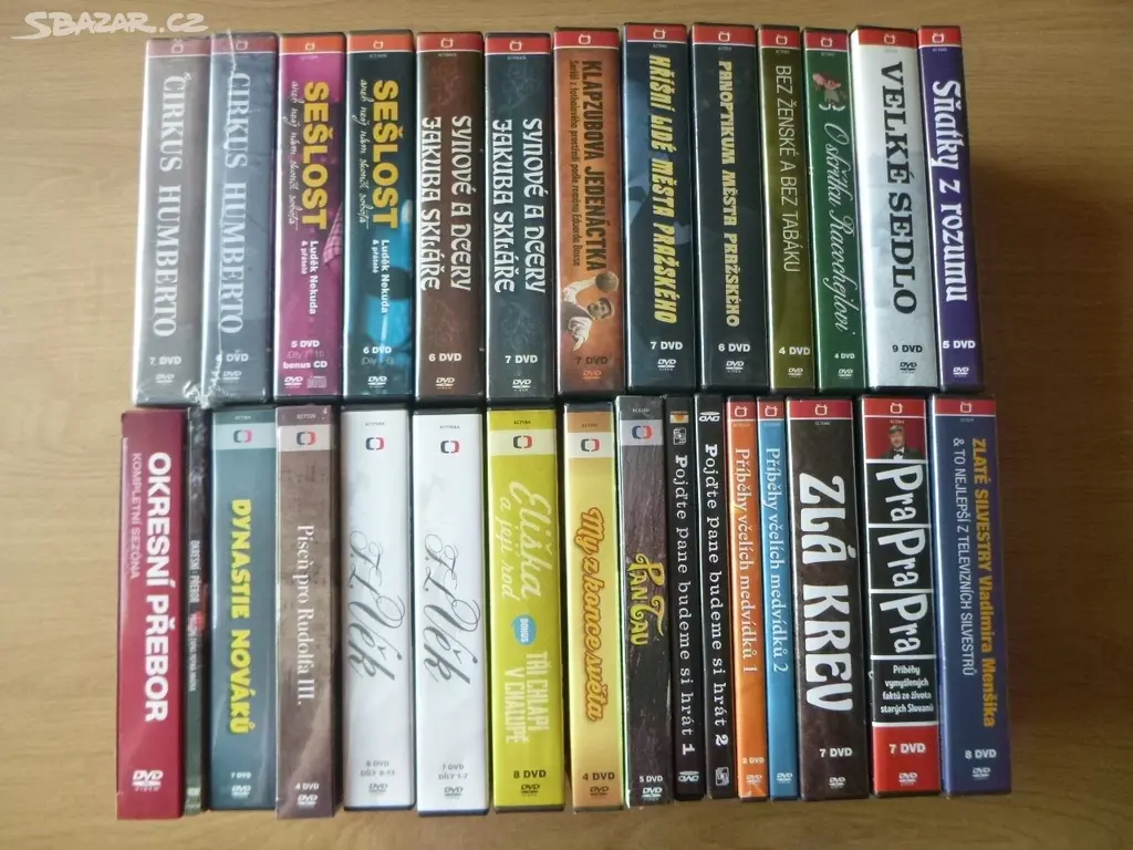 SERIALY CESKE TELEVIZE na DVD - Čelákovice - Bazar - Sbazar.cz