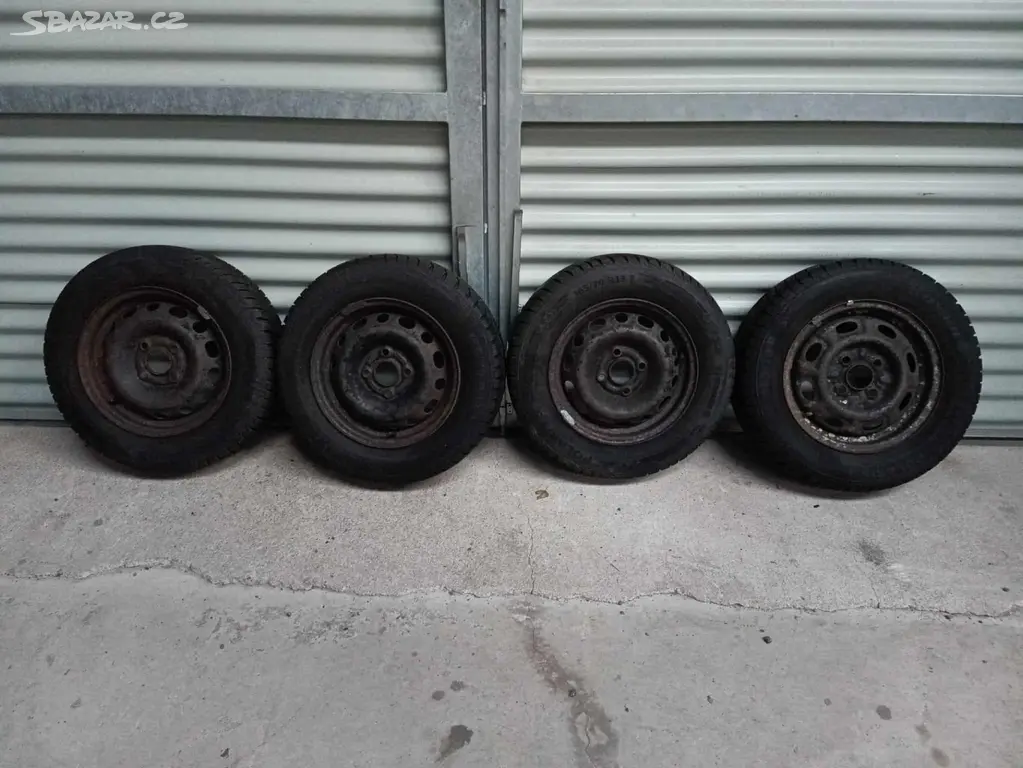 ZIMNÍ PNEU + DISKY 13" 165/70 R13... OPEL CORSA - Pelhřimov - Bazar ...