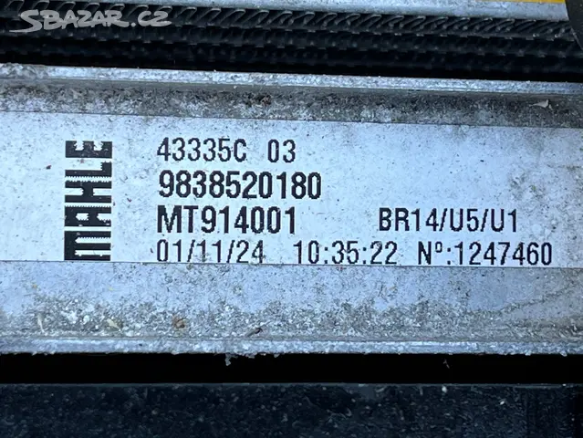 Citroen-Peugeot-Opel kompletní Sahara 9836058380 - Suchodol - Bazar ...