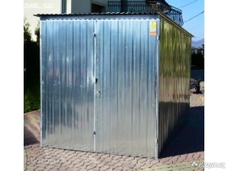 Plechová garáž , stavební bouda. Zahradní domek. - Poruba - Bazar ...