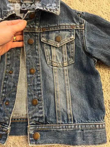Džínová bundička H&M 104 - Brno, Žabovřesky - Bazar - Sbazar.cz
