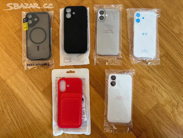 Obaly na iPhone 17 + ochranné sklíčko - Praha 9 - Bazar - Sbazar.cz