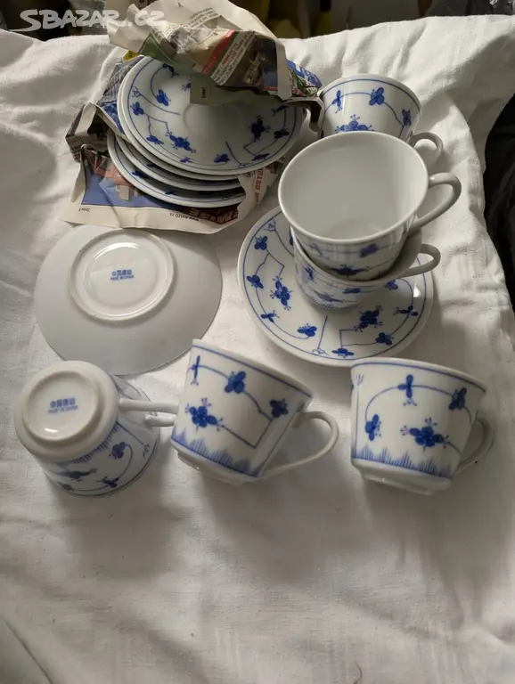 Sada hrnečky retro na kávu - Nová Role, Mezirolí - Bazar - Sbazar.cz