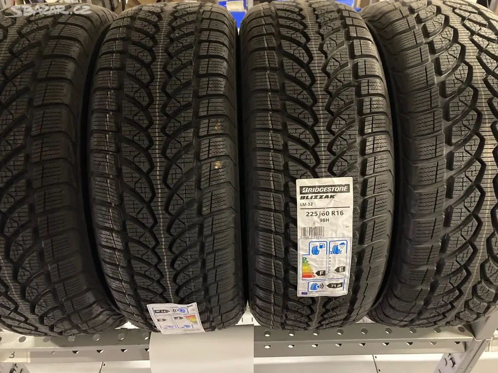 sada zimních pneumatik 225/60 R16 98H Bridgestone - Praha - Bazar ...