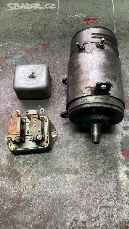 Dynamo 12v + relé. - Hrotovice - Bazar - Sbazar.cz