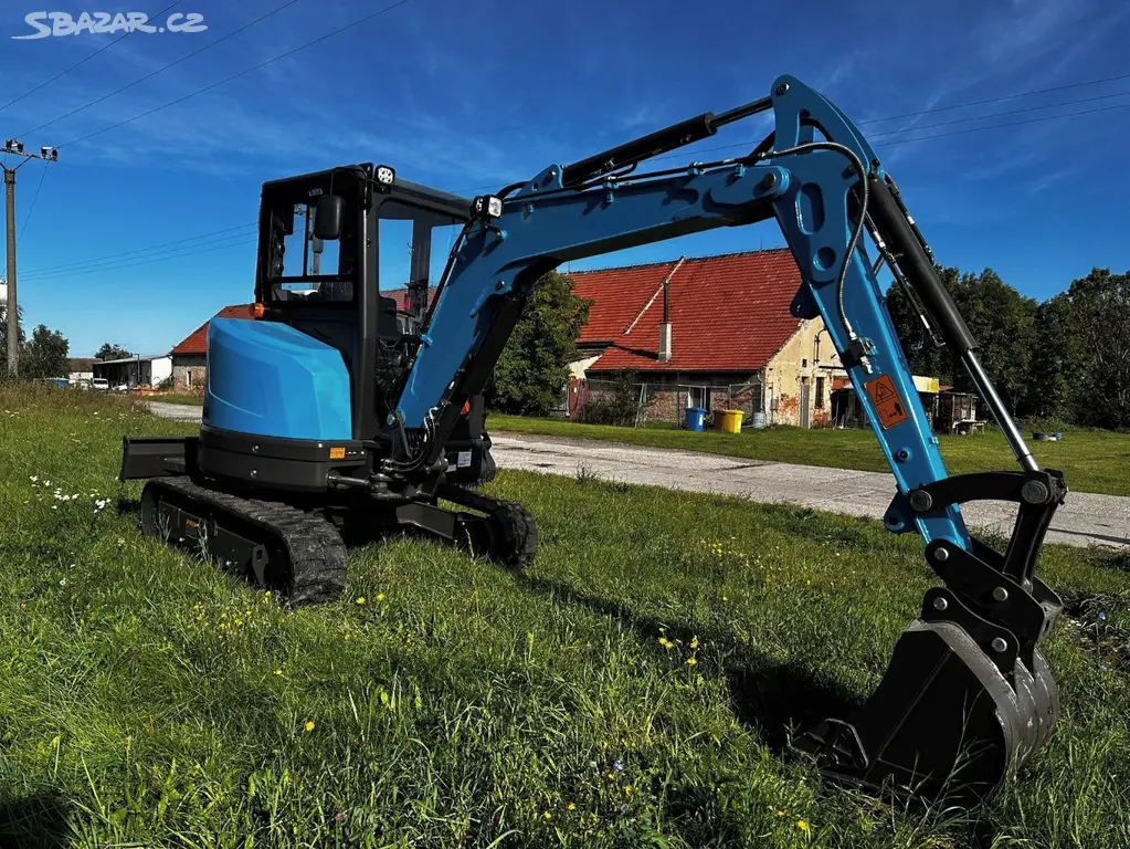 Minibagr Digger D4000 bagrik 4T rypadl bagr Kubota - Kolín - Bazar ...